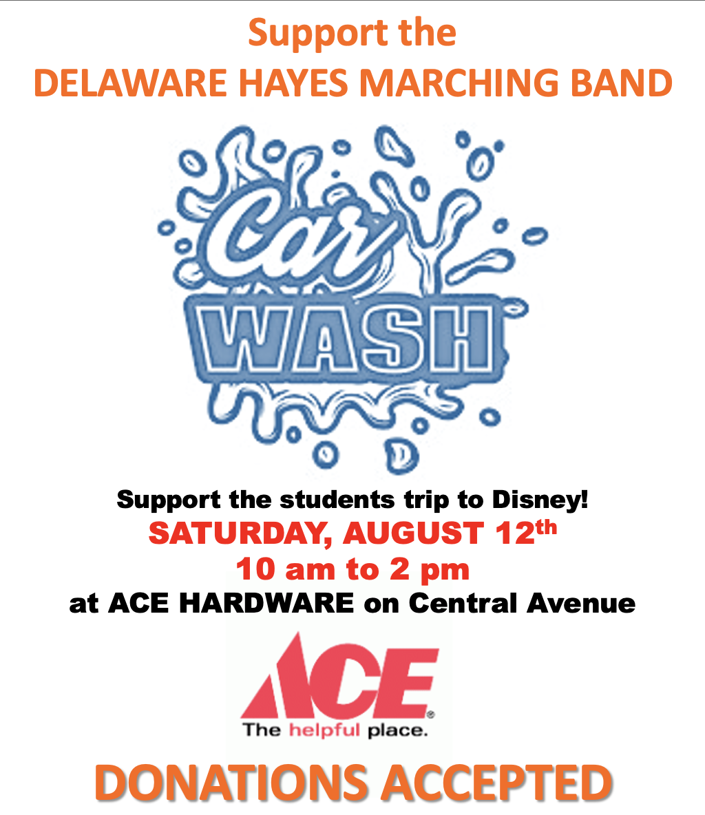 August 12th Car Wash - Pacer Bands